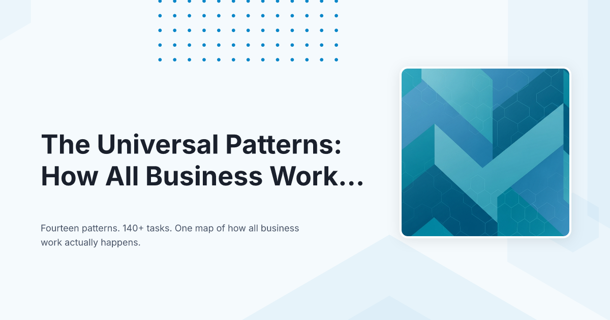 The Universal Patterns: How All Business Work Actually Happens | eSided