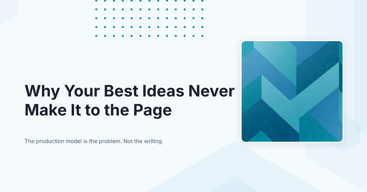 Why Your Best Ideas Never Make It to the Page | eSided